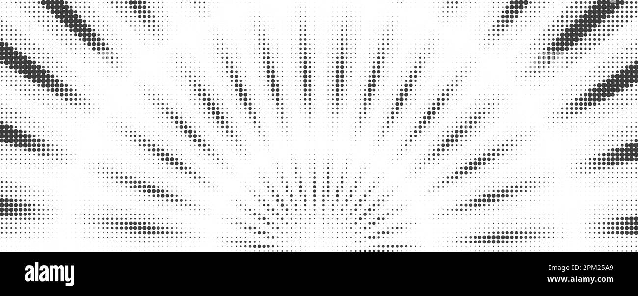 Sun rays halftone background. White and grey radial abstract comic ...