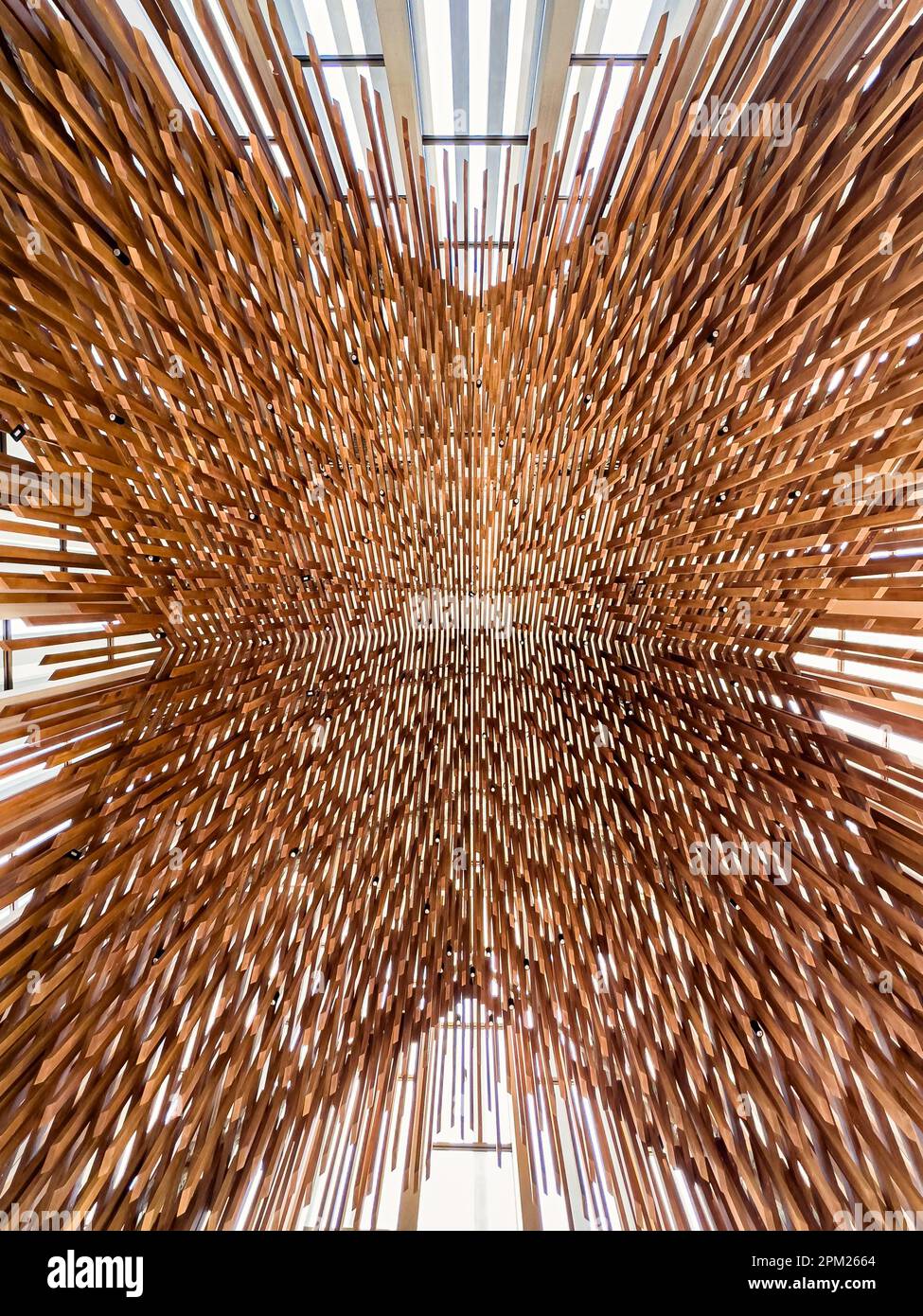 His Holiness Francis Church at the The Abrahamic Family House, encompassing a mosque, a church ...