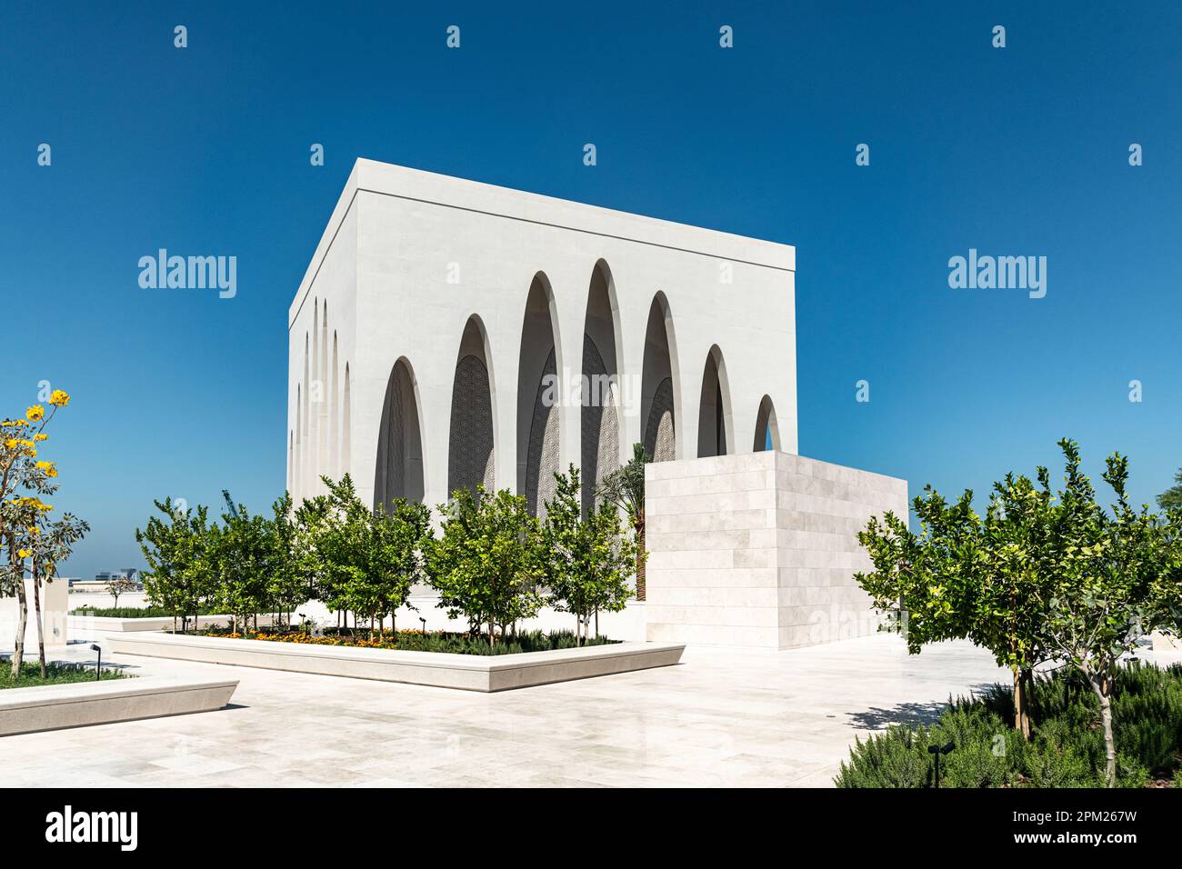 Imam Al-Tayeb Mosque at The Abrahamic Family House, encompassing a ...