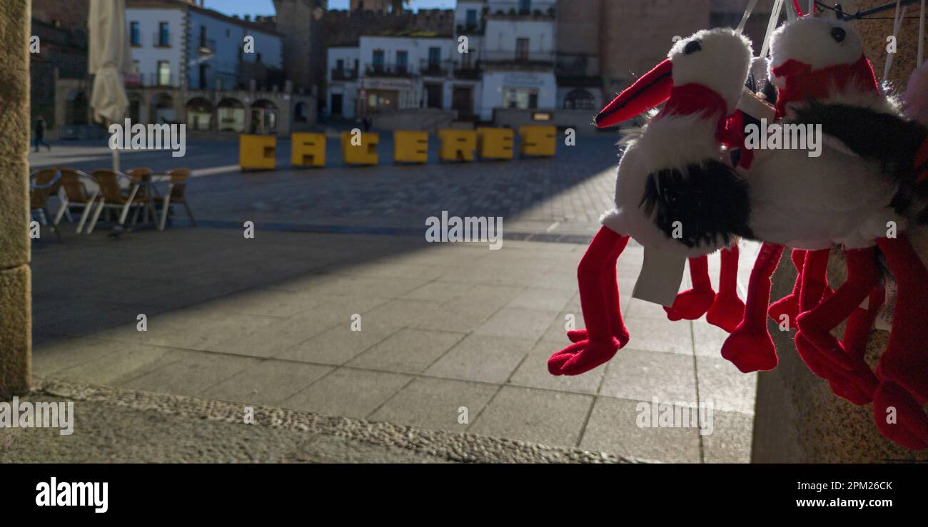 White stuffed storks hi-res stock photography and images - Alamy