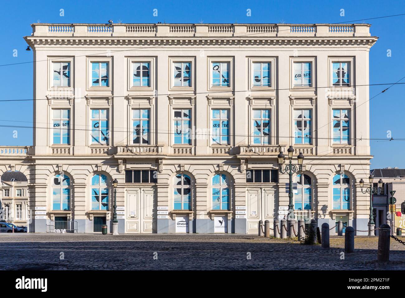 Magritte Museum, Place Royale in Brussels Stock Photo - Alamy