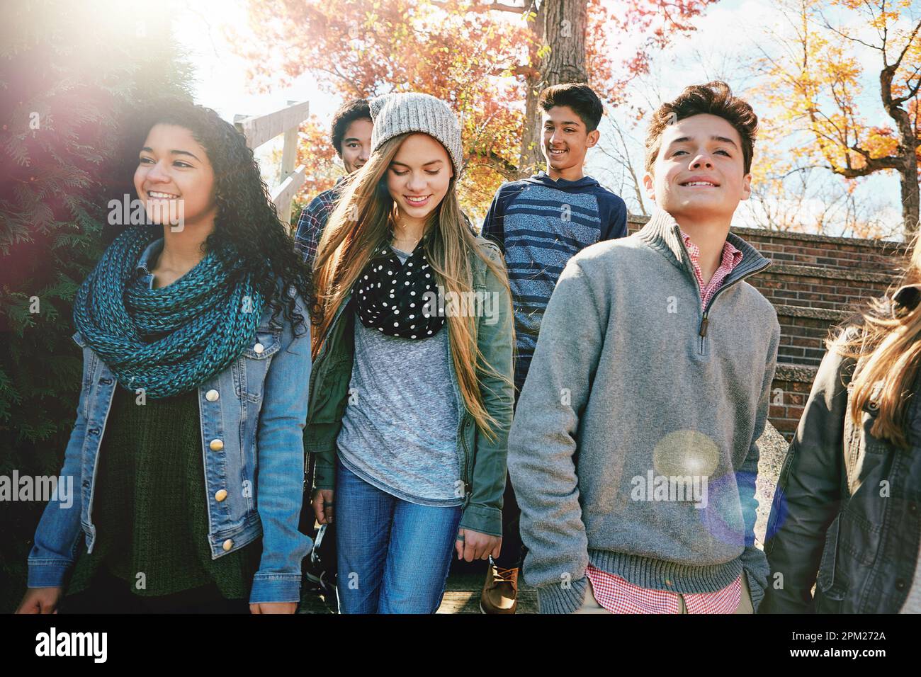 Time you enjoy wasting is never truly wasted. a group of teenage ...