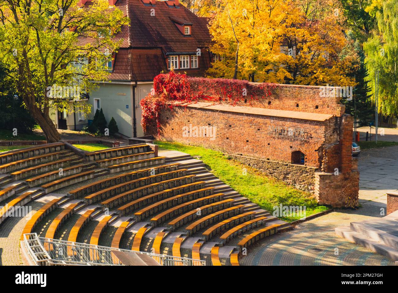 Olsztyn Poland October 2022 Famous tourist attraction architecture ...
