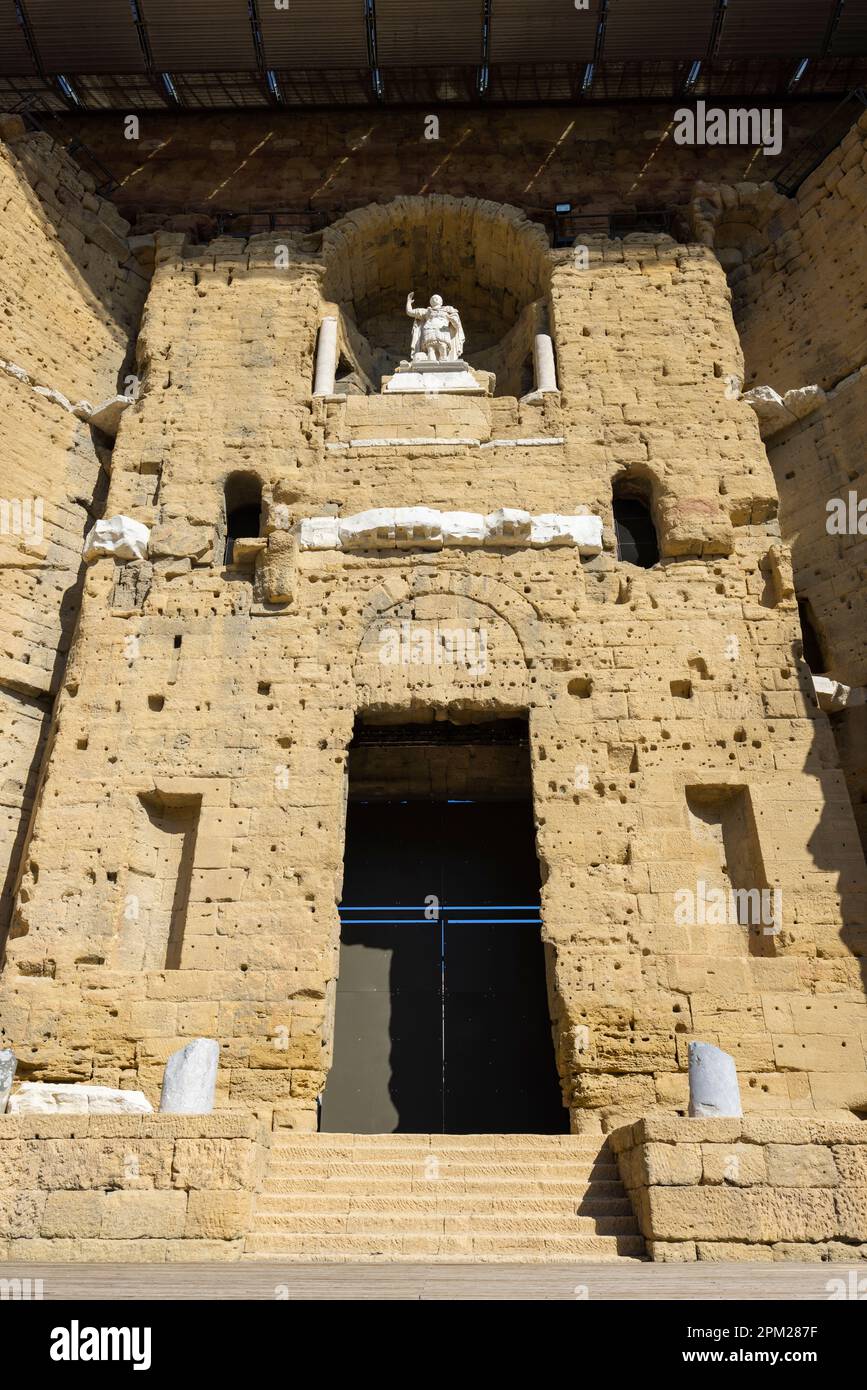 Roman Amphitheatre, Orange, UNESCO world heritage, Provence, France ...