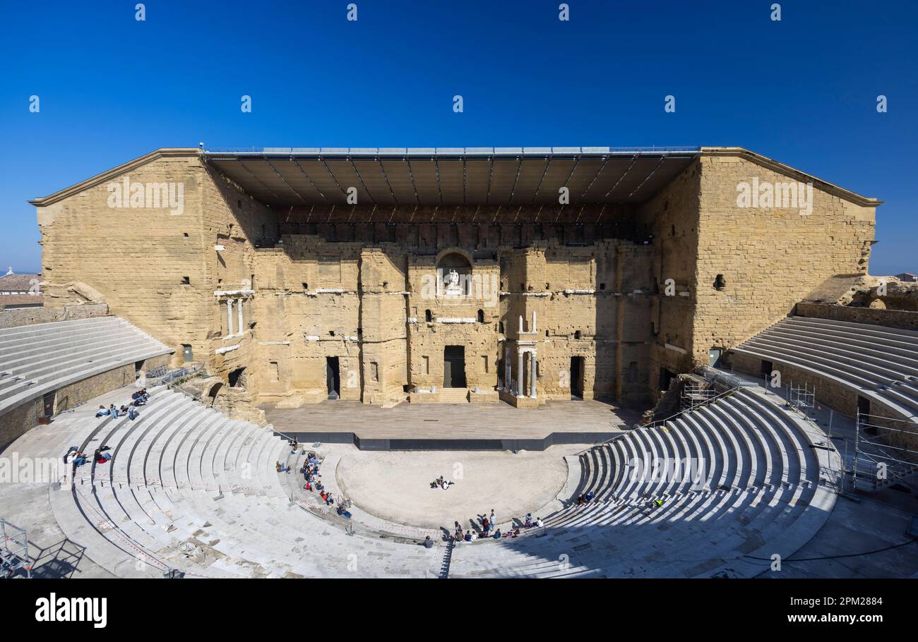 Roman Amphitheatre, Orange, UNESCO world heritage, Provence, France ...