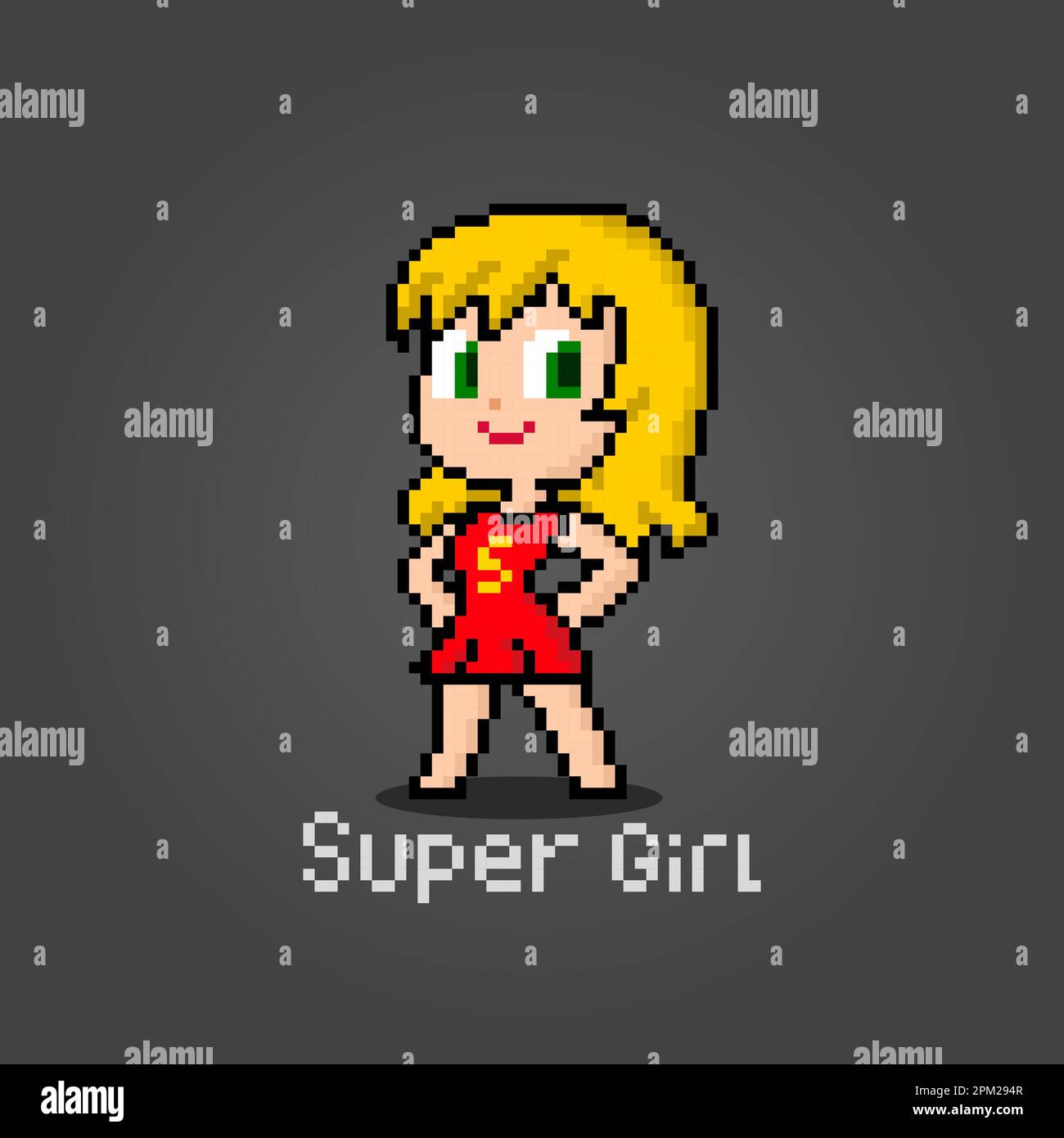 Supergirl Cartoon Character