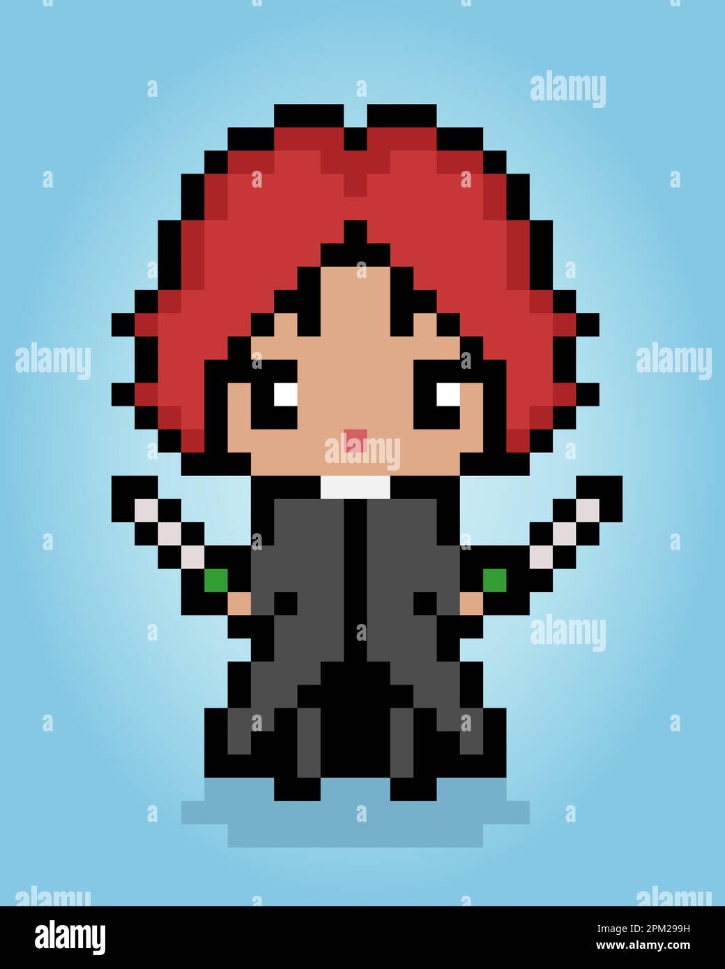 Pixel swords logo hi-res stock photography and images - Alamy