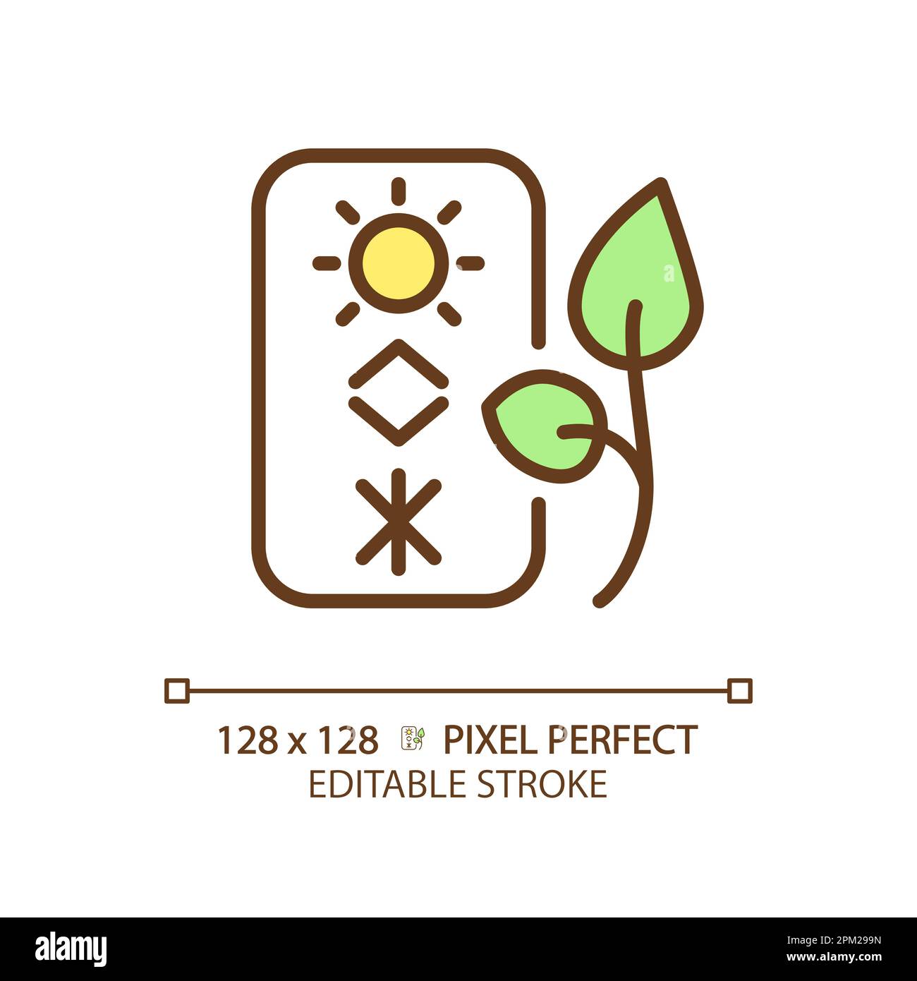 Climate condition monitoring green RGB color icon Stock Vector Image ...