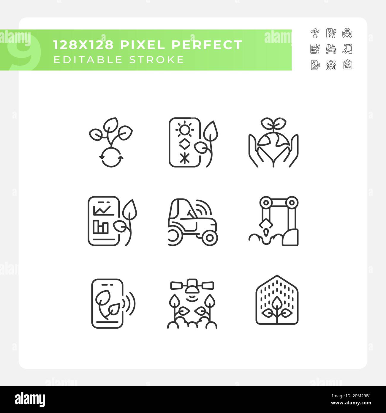 Future tech icons set Stock Vector Images - Alamy