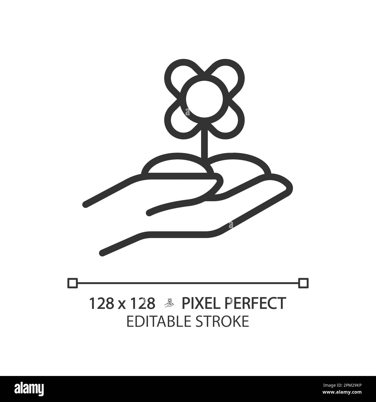 Floriculture linear icon Stock Vector Image & Art - Alamy