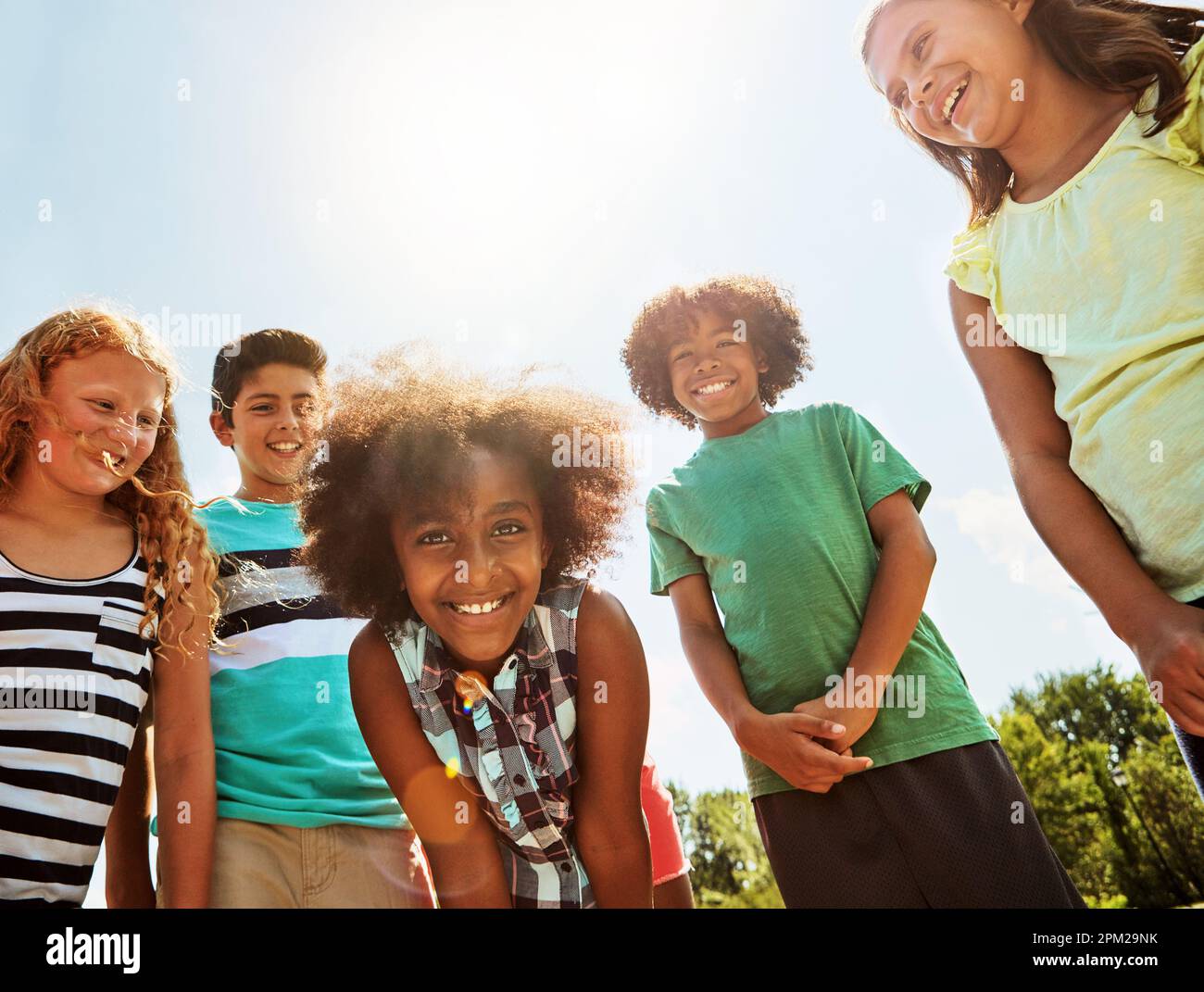 Nothing but smiles when we hangout. Portrait of a group of diverse and ...