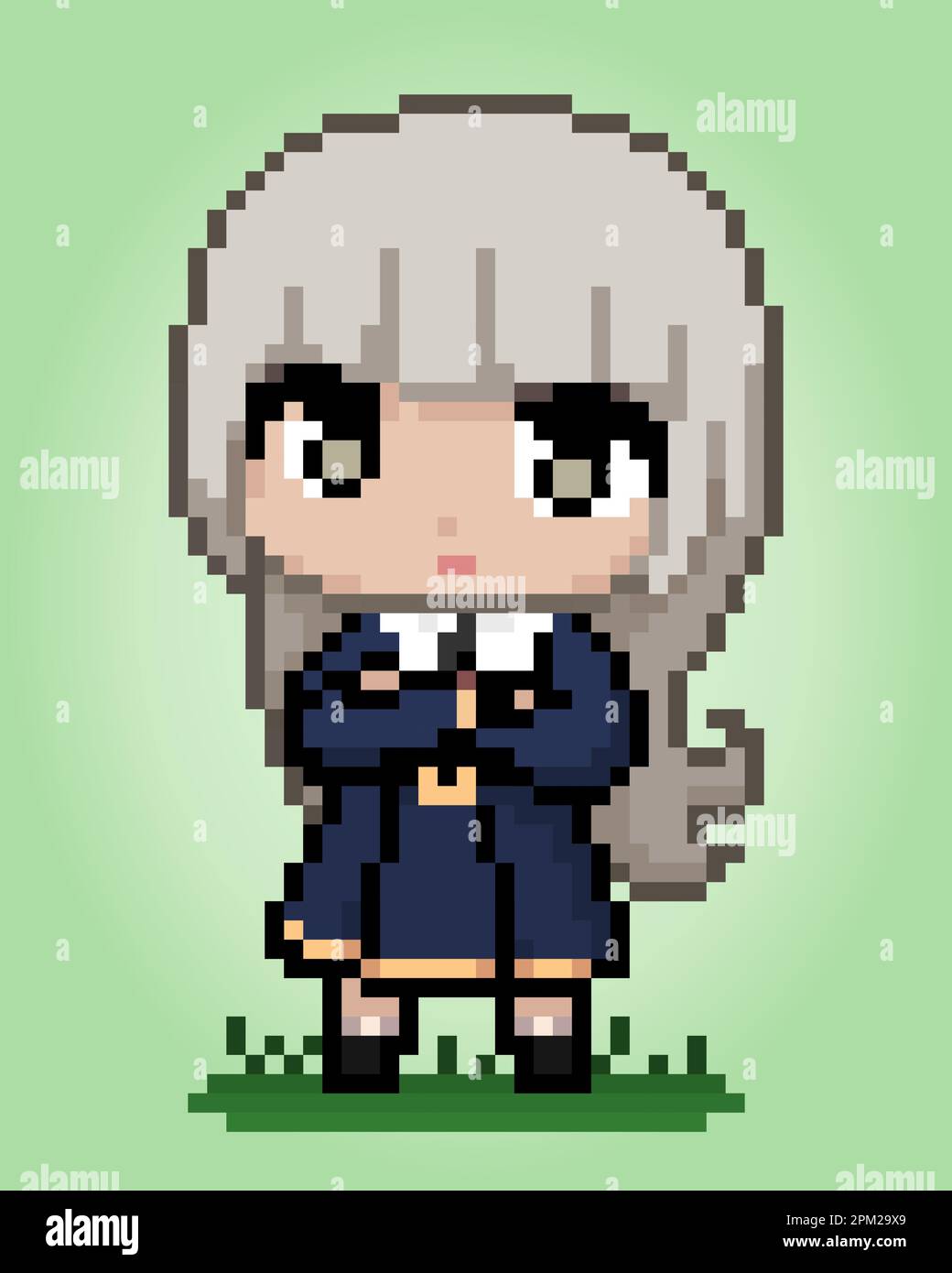 Kid pixels Stock Vector Images - Alamy