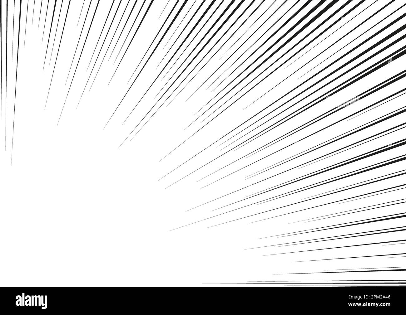 Manga focus speed lines for corner comic effect Stock Vector Image ...