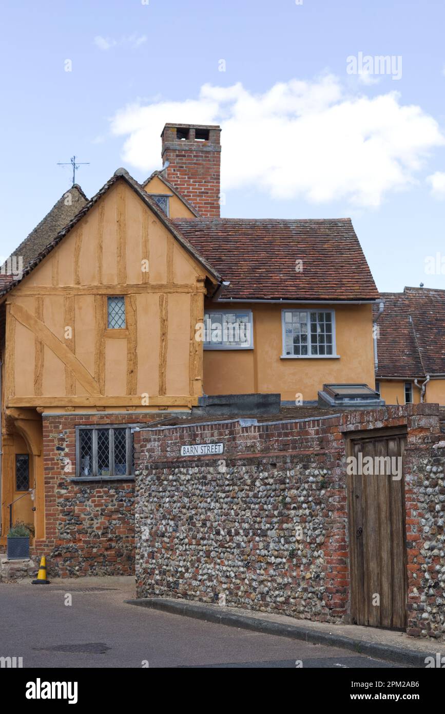 The Historical town of Lavenham Stock Photo - Alamy