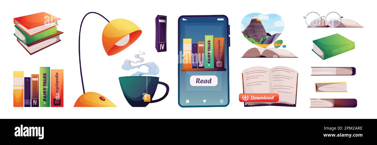 Mobile Library Clipart Reading