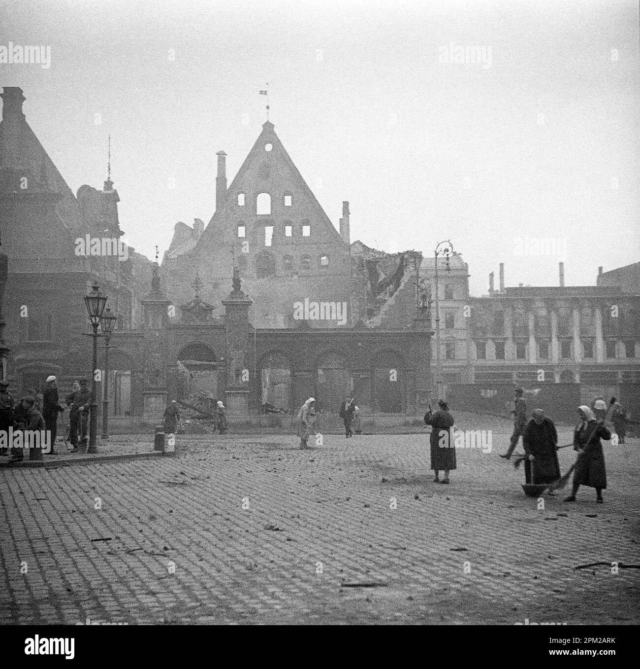 Historical World War II, 1940s, photo of a German Wehrmacht member in ...
