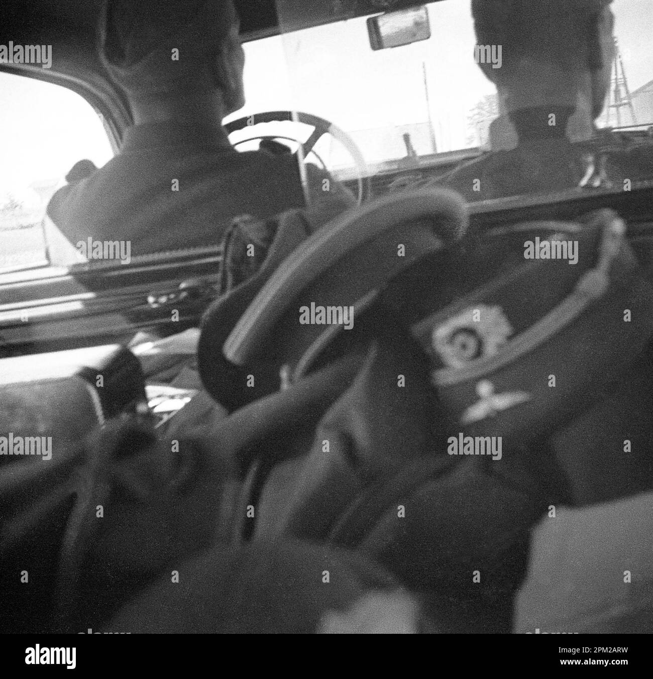 Historical World War II, 1940s, photo of a German Wehrmacht member in ...