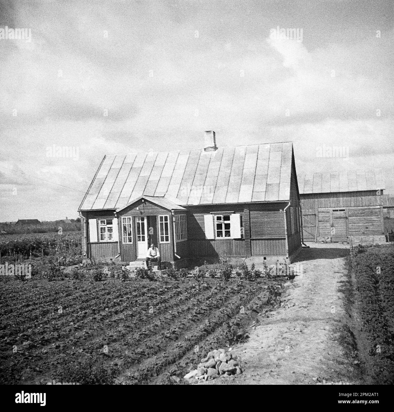 Historical World War II, 1940s, photo of a German Wehrmacht member in ...