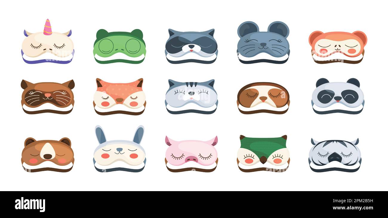 Cartoon sleeping mask hi-res stock photography and images - Alamy