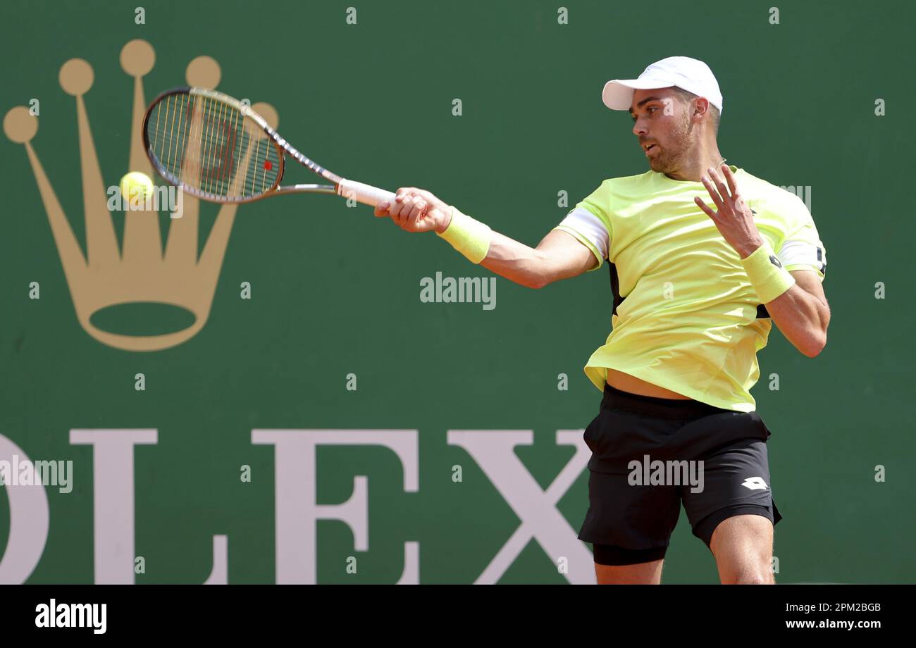 Benjamin Bonzi of France during day 2 of the Rolex Monte-Carlo Masters ...