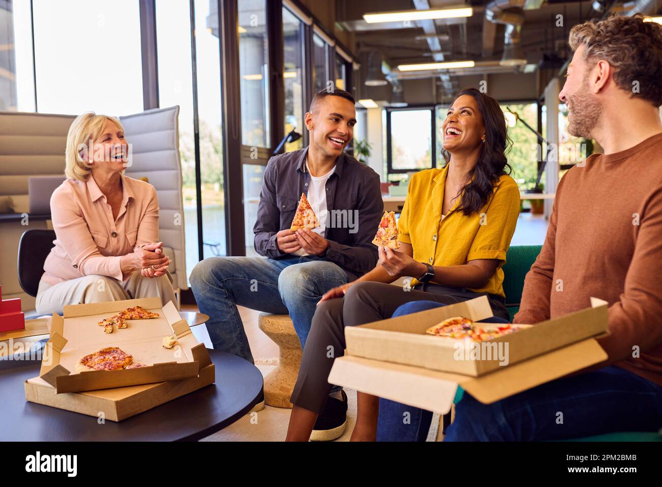 Pizza party 50s hi-res stock photography and images - Alamy