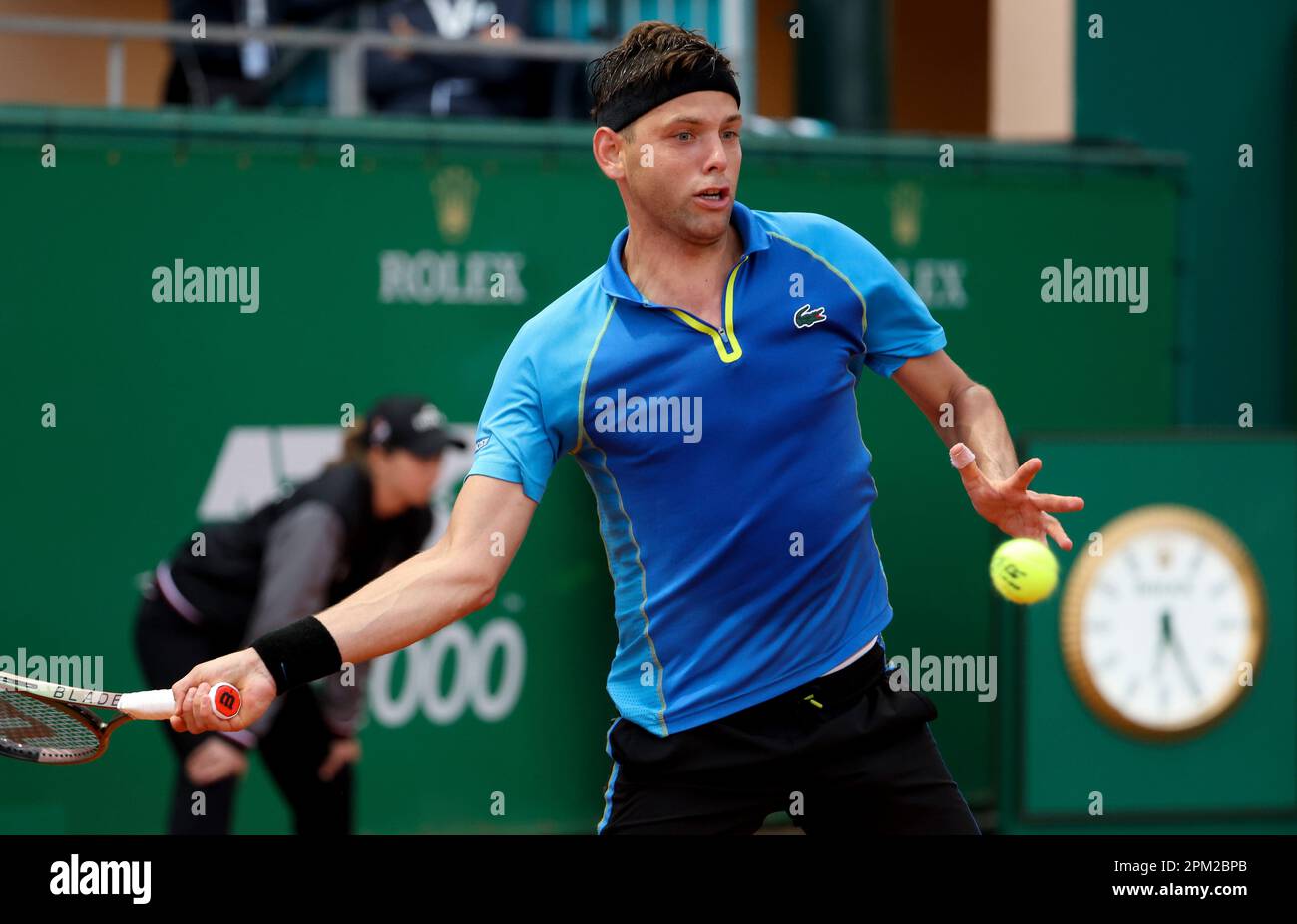 Filip Krajinovic of Serbia during day 2 of the Rolex Monte-Carlo ...