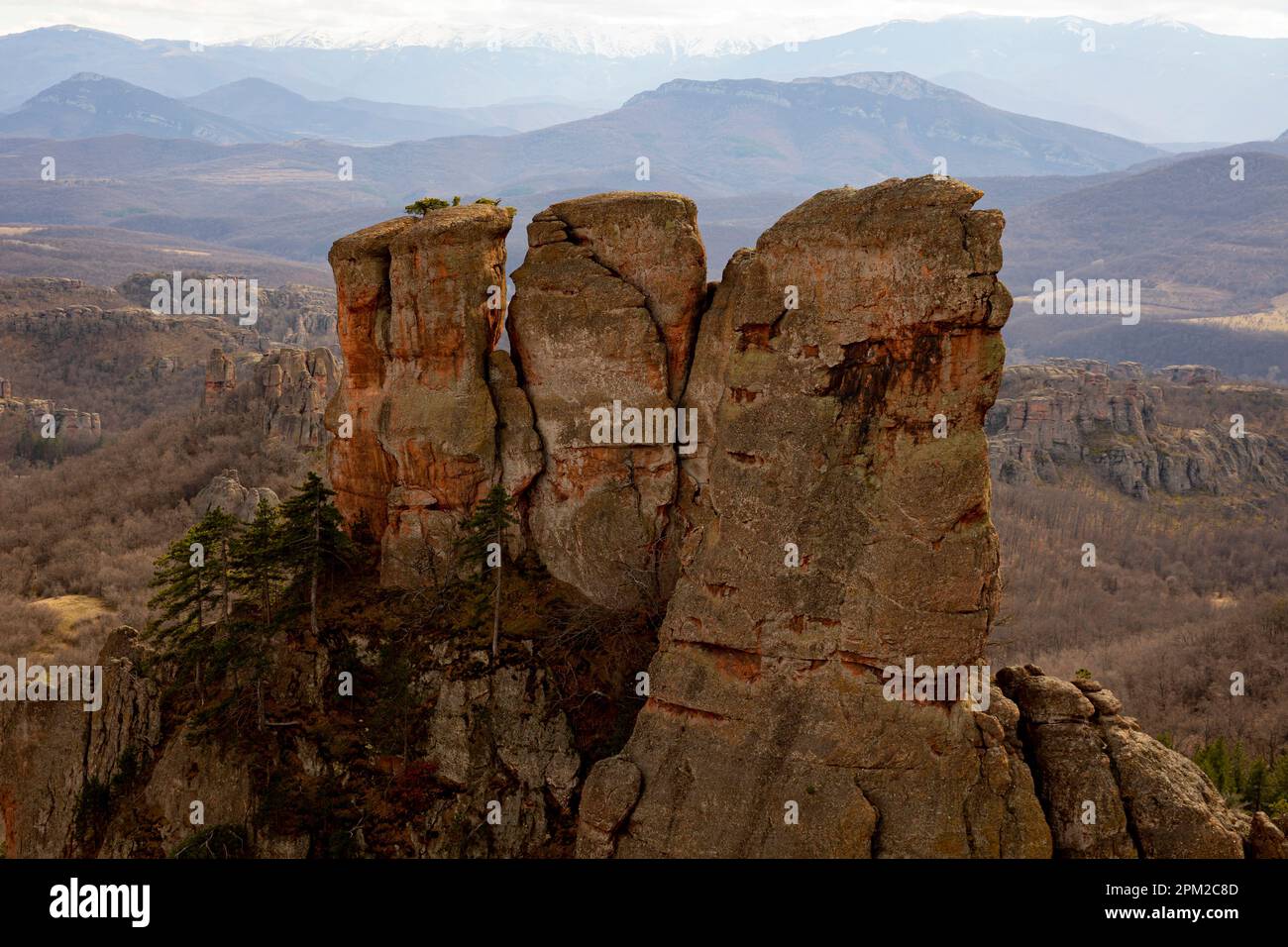 The Belogradchik Rocks are a group of strangely shaped sandstone and ...