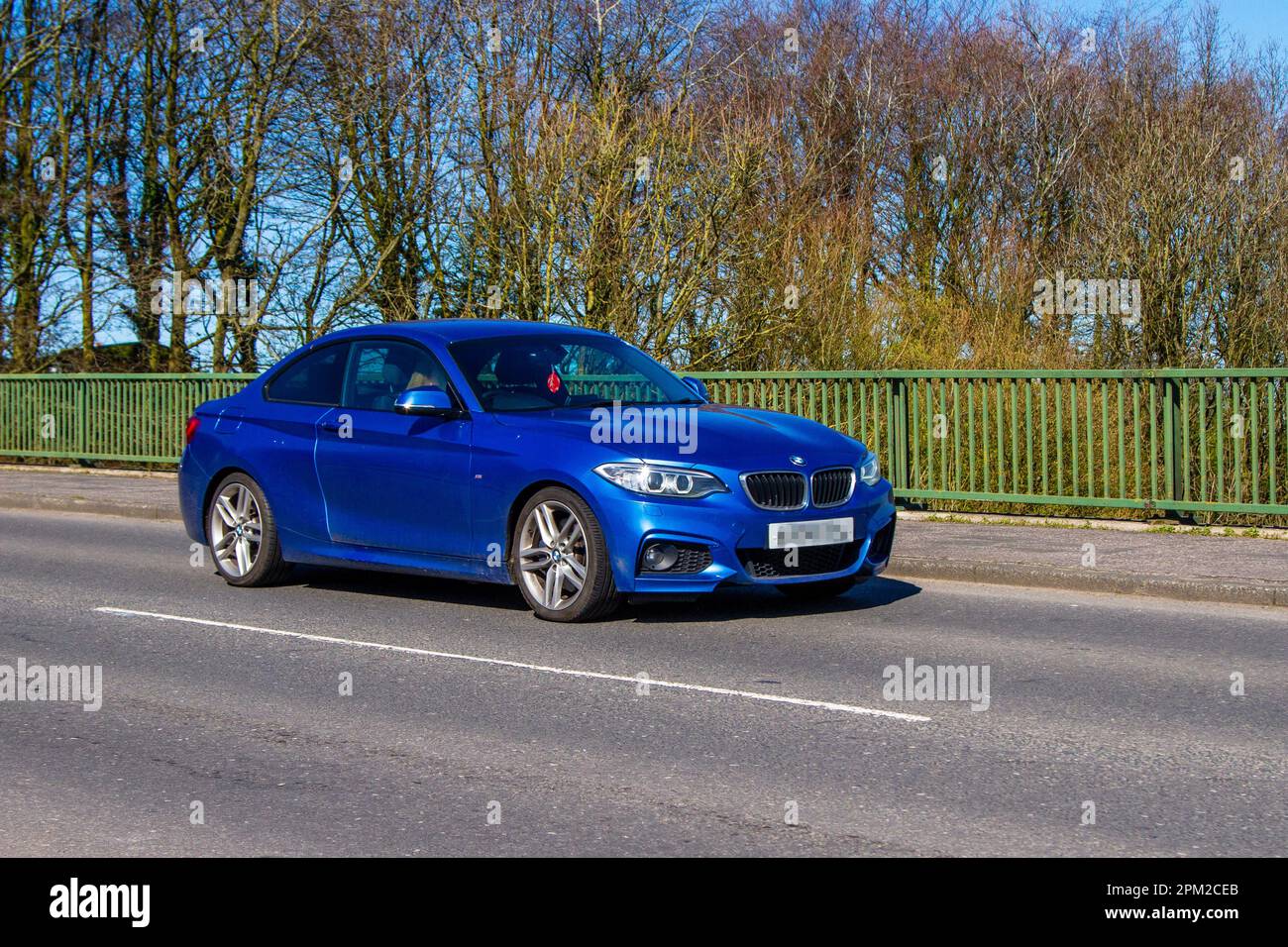 Blue bmw 2 series cars hi-res stock photography and images - Alamy