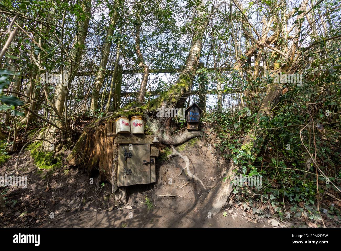 Winnie the Pooh's house, a place in Hundred Acre Wood where the AA ...