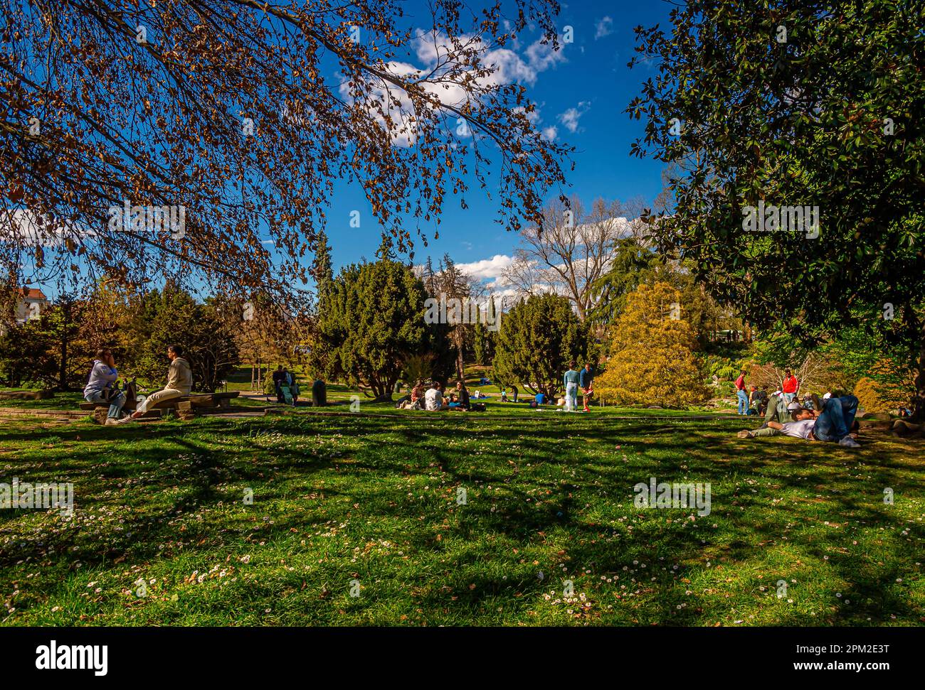 Italy Piedmont Turin Valentino park Stock Photo - Alamy