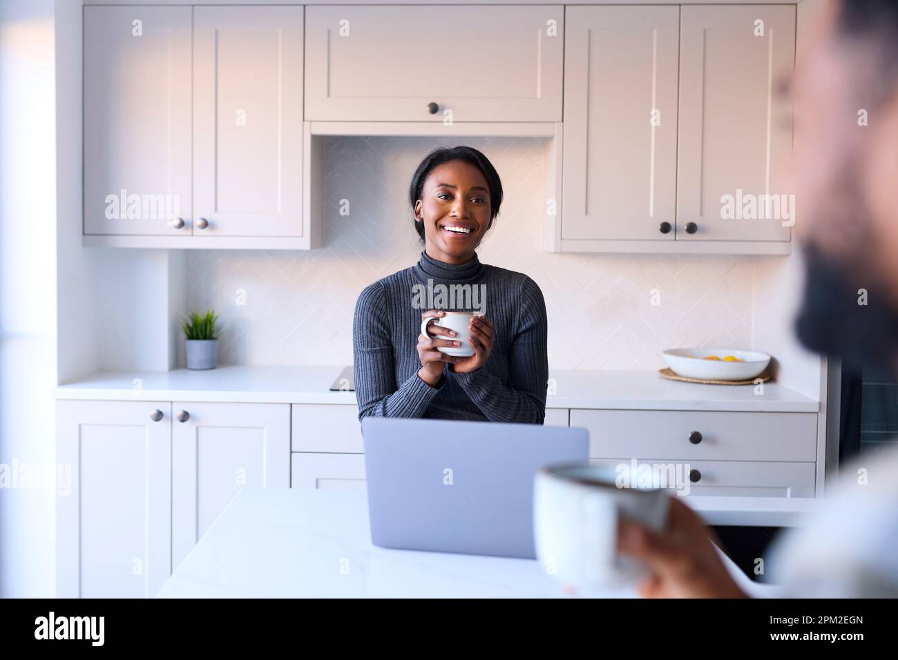 Wfh couple hi-res stock photography and images - Alamy