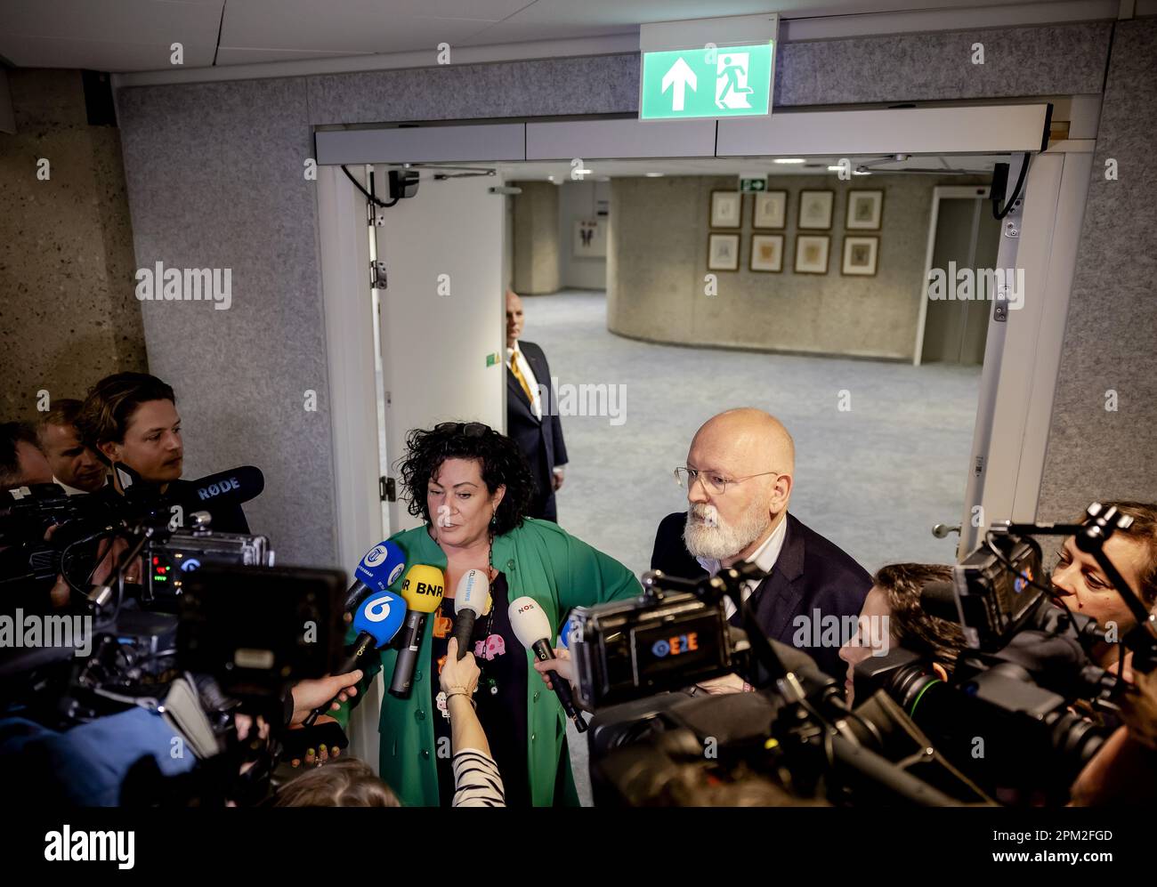 THE HAGUE - Caroline van der Plas of the BoerBurgerBeweging (BBB) and ...