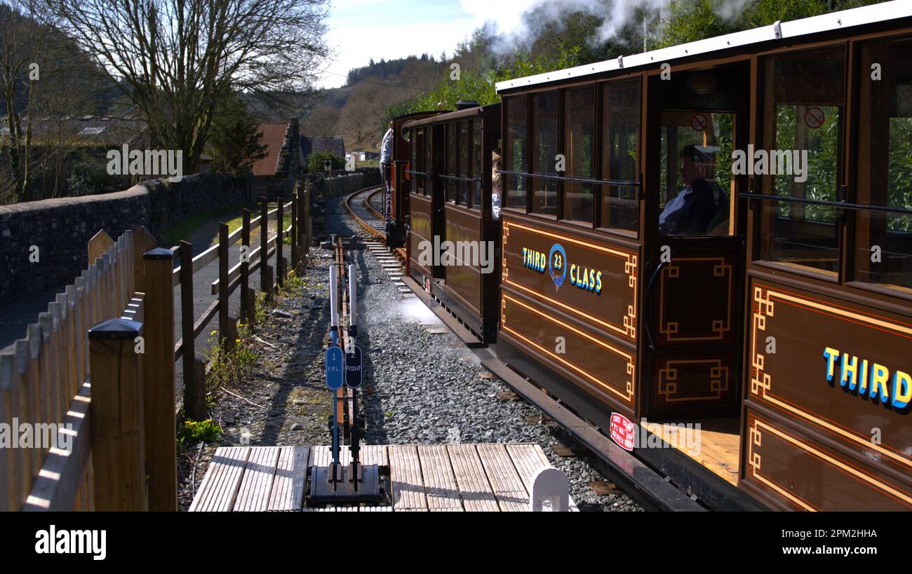 Corris Railway, Corris Gwynedd WALES Stock Photo - Alamy