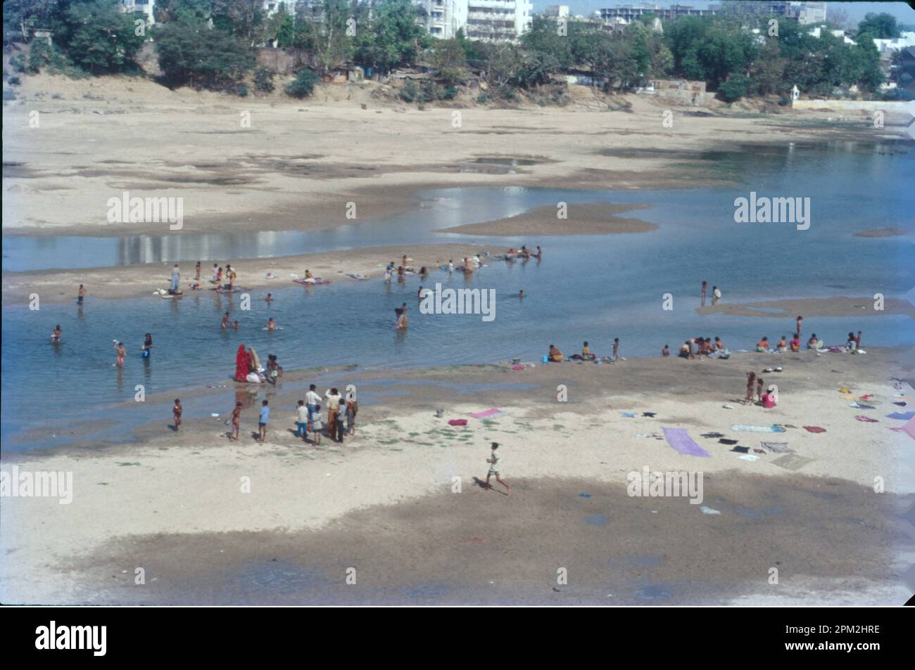 The Sabarmati river is one of the major west-flowing rivers in India ...