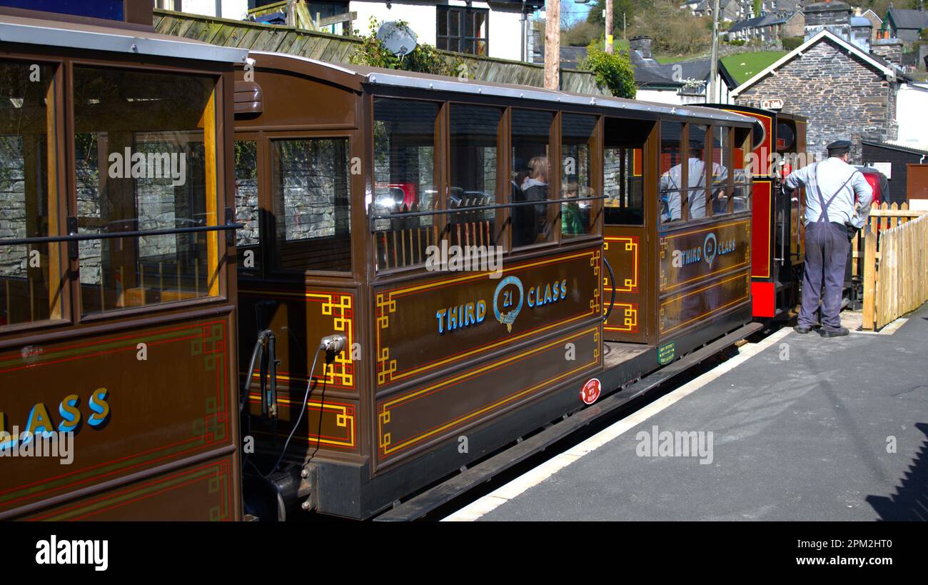 Corris Railway, Corris Gwynedd WALES Stock Photo - Alamy