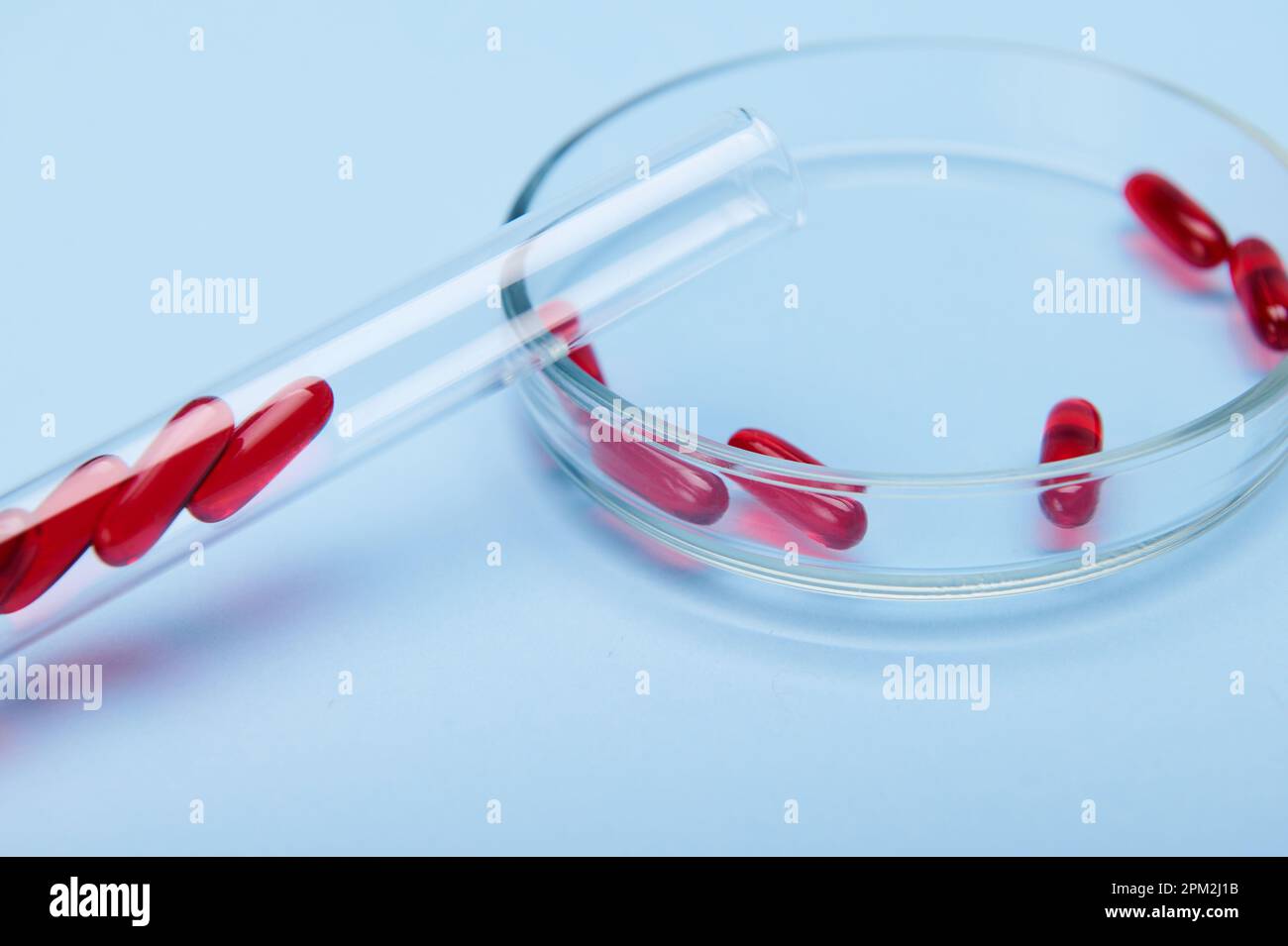Science. Pharma business. Pharmaceutical industry. Translucent gel ...
