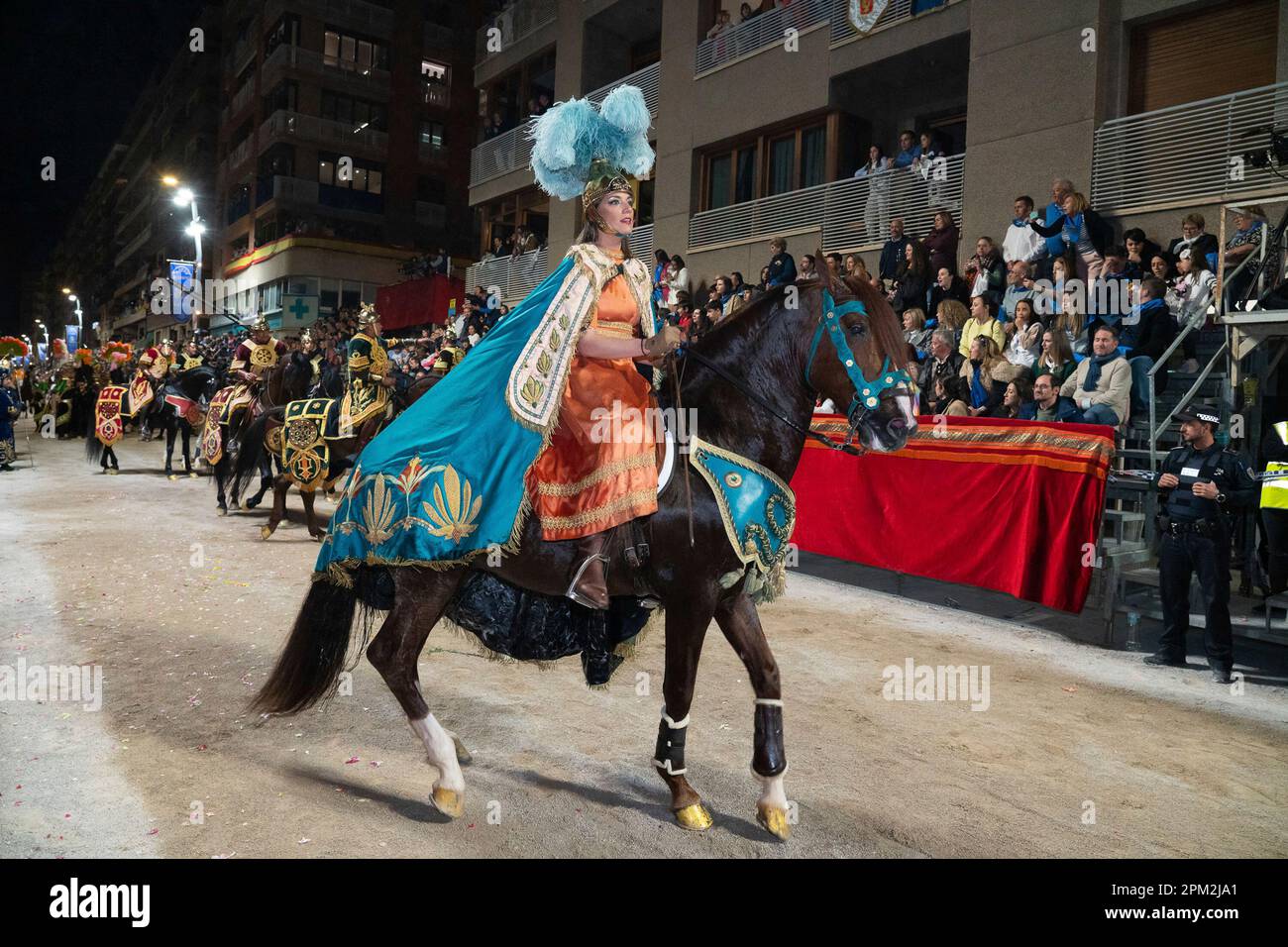 The first of the Biblical Passion Parades, on April 7, 2023, in Lorca ...