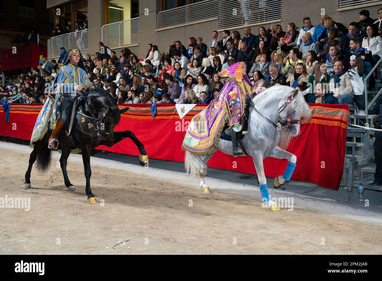 The first of the Biblical Passion Parades, on April 7, 2023, in Lorca ...