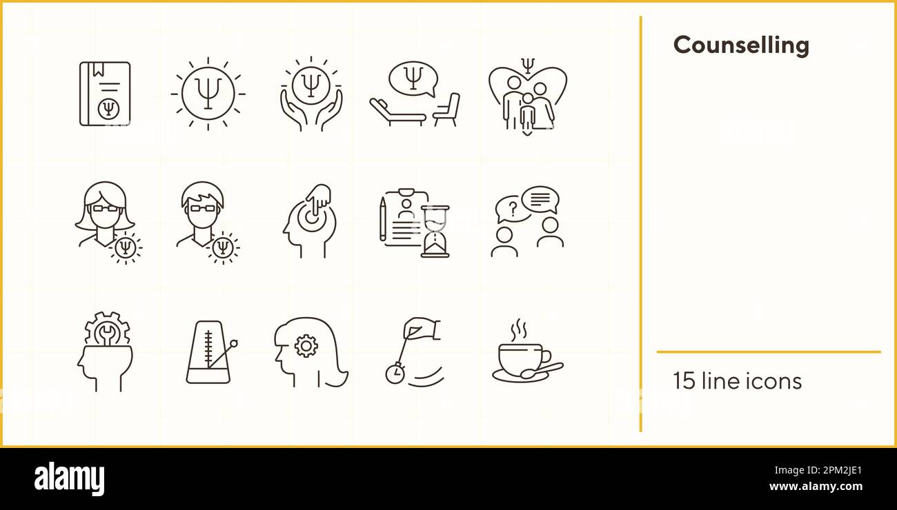 Woman counselling Stock Vector Images - Alamy