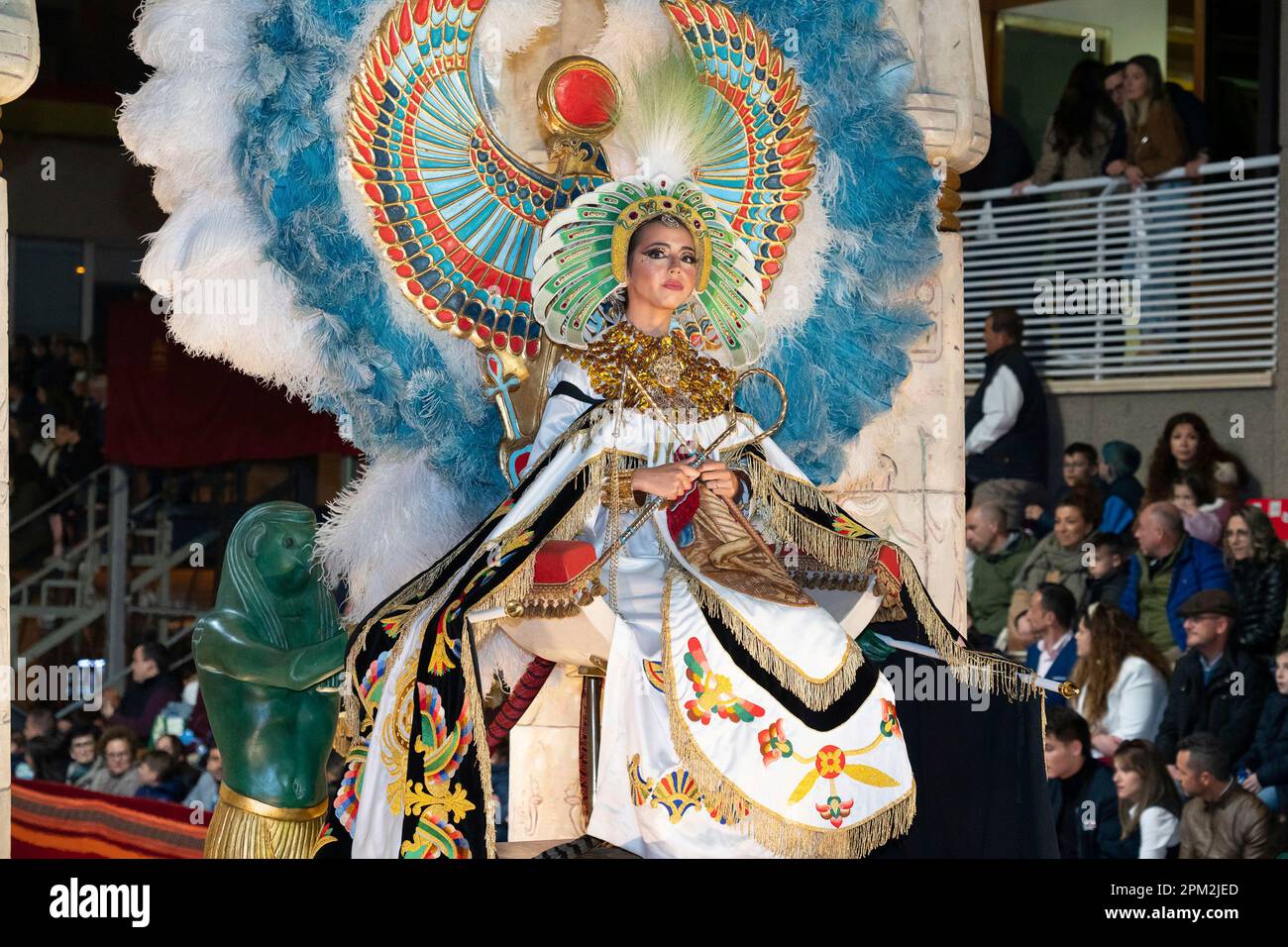 The first of the Biblical Passion Parades, on April 7, 2023, in Lorca ...