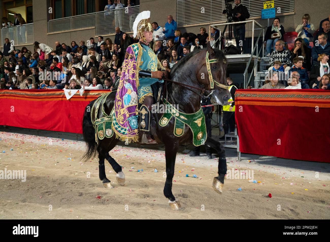 The first of the Biblical Passion Parades, on April 7, 2023, in Lorca ...