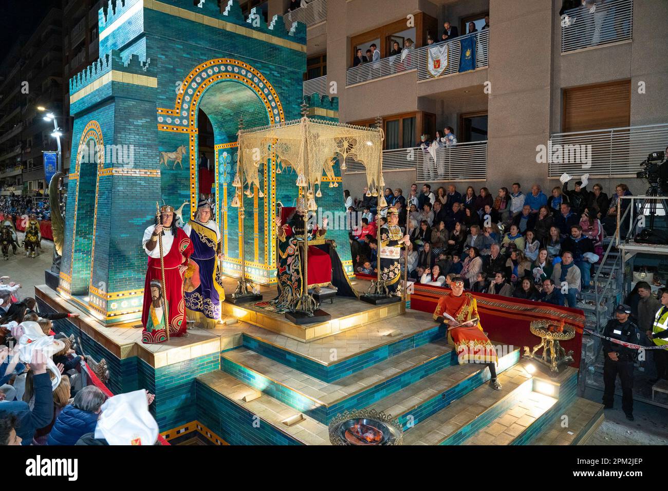 The first of the Biblical Passion Parades, on April 7, 2023, in Lorca ...