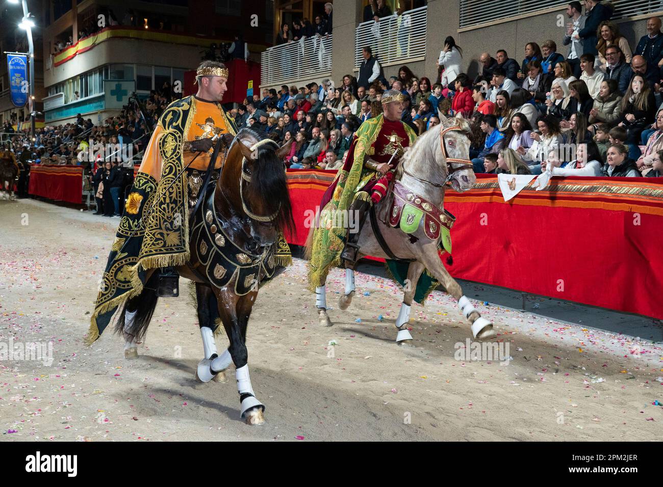The first of the Biblical Passion Parades, on April 7, 2023, in Lorca ...