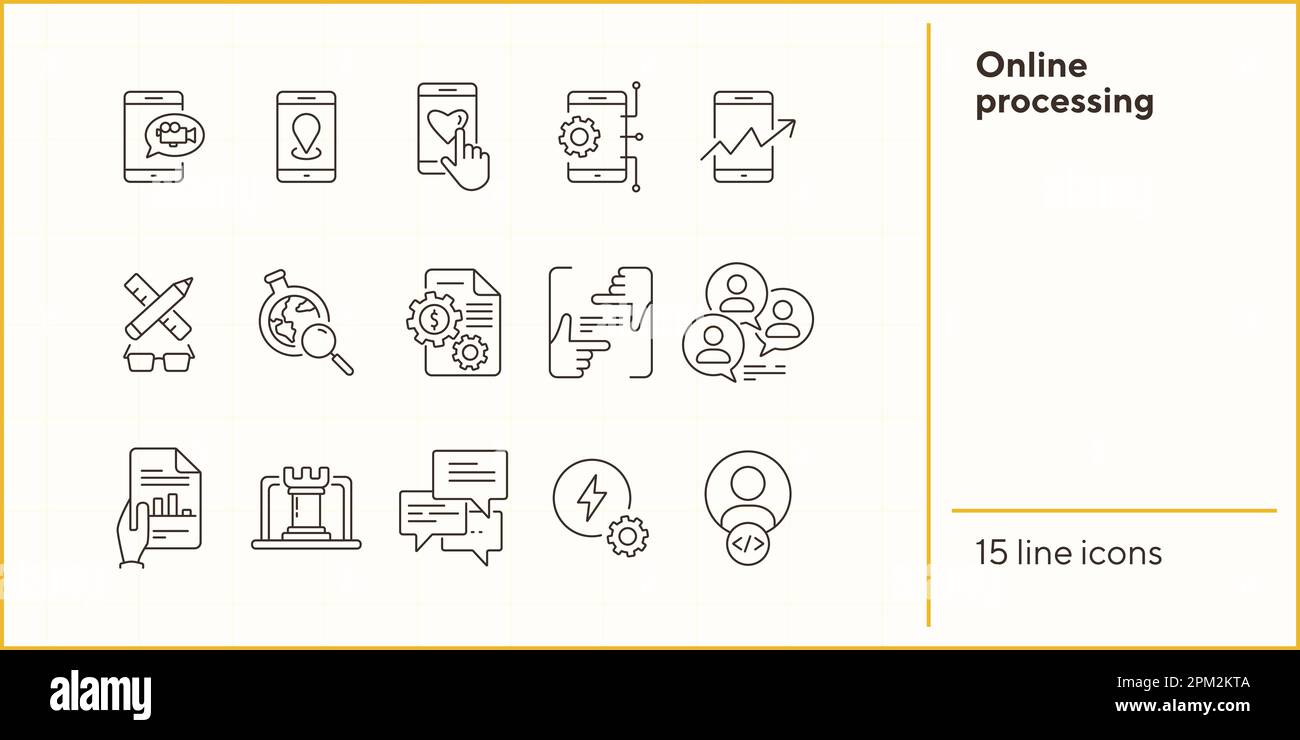 Research data processing hi-res stock photography and images - Alamy