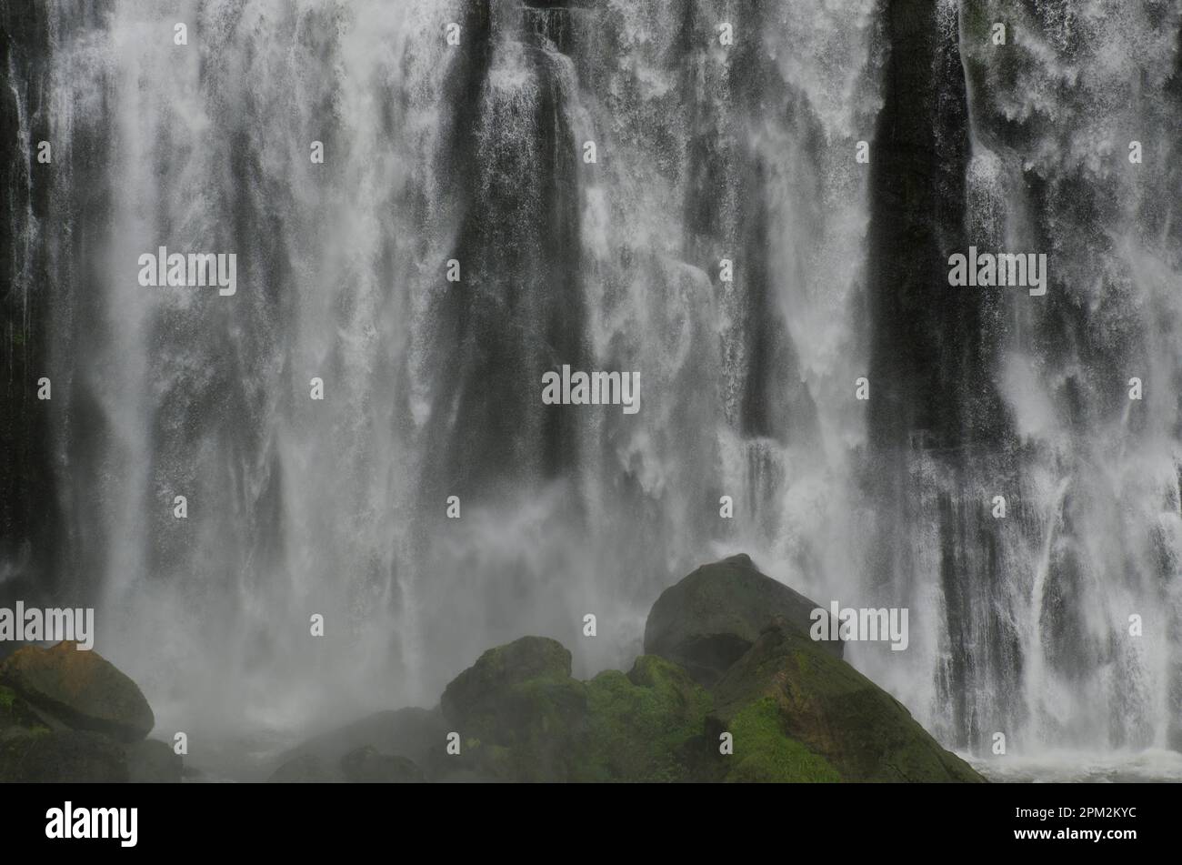 Marokopa Waterfall, Te Anga, Waitomo, North Island, New Zealand Stock ...