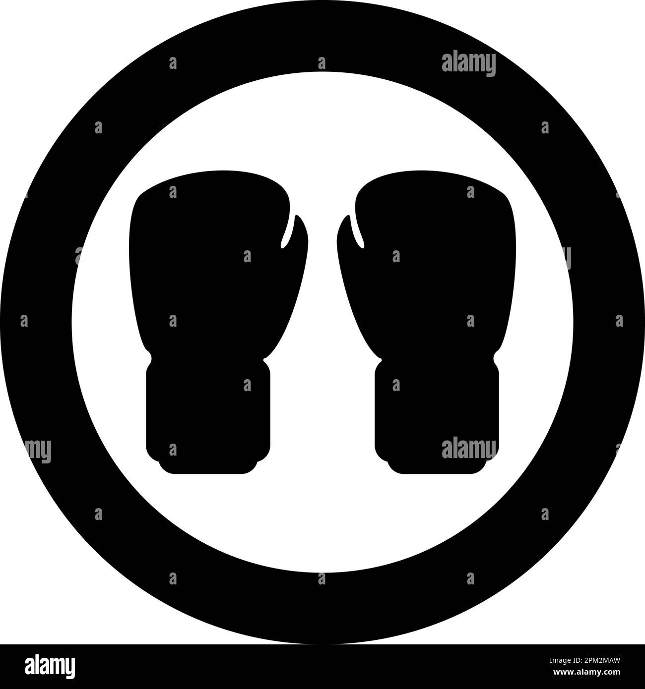 Box gloves pair fist protection equipment sportswear for punch workout ...