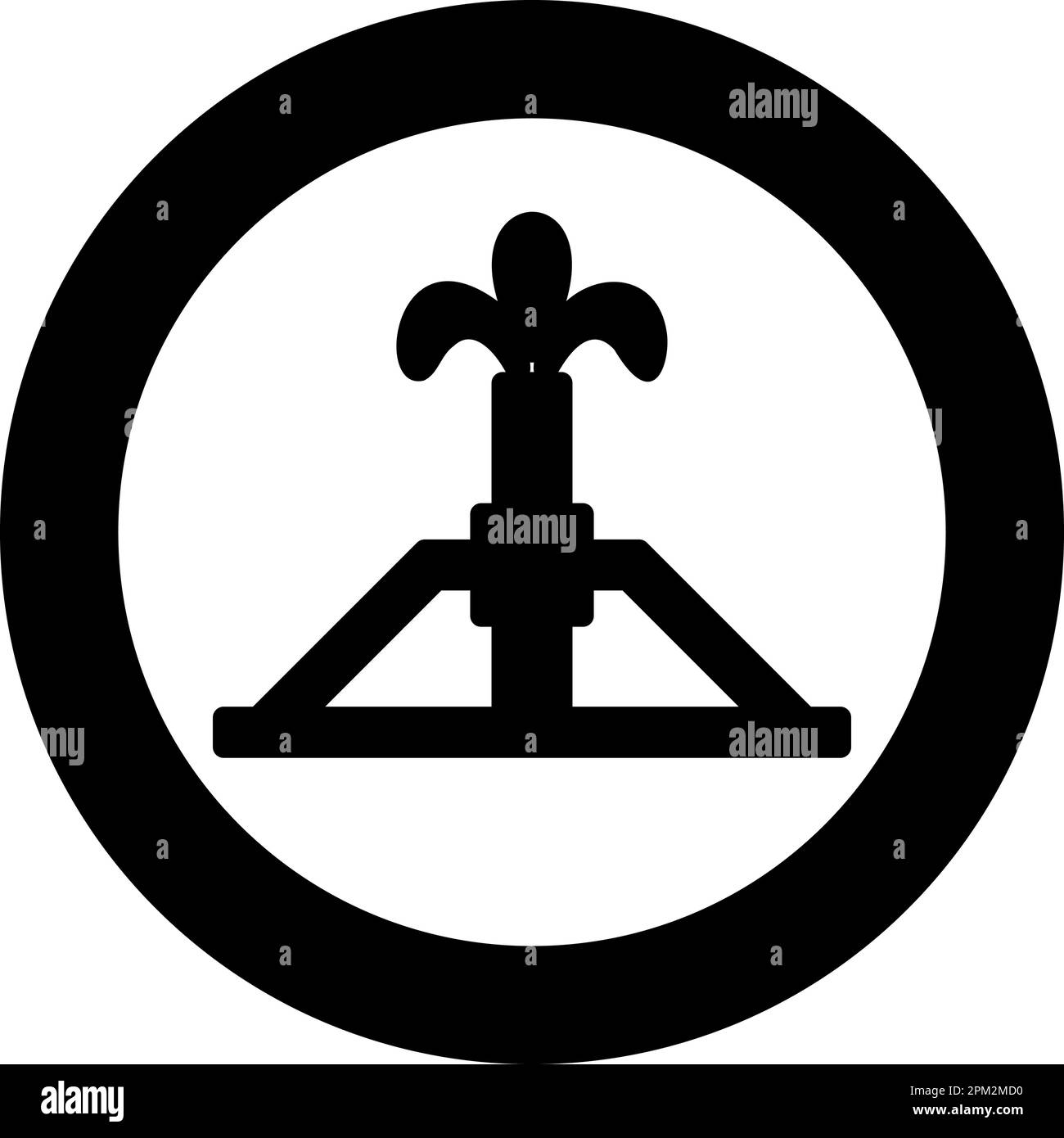 Oil gusher symbol Stock Vector Images - Alamy