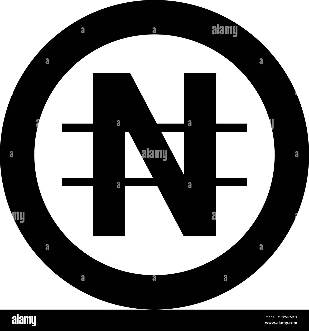 Symbol nayra icon in circle round black color vector illustration image ...
