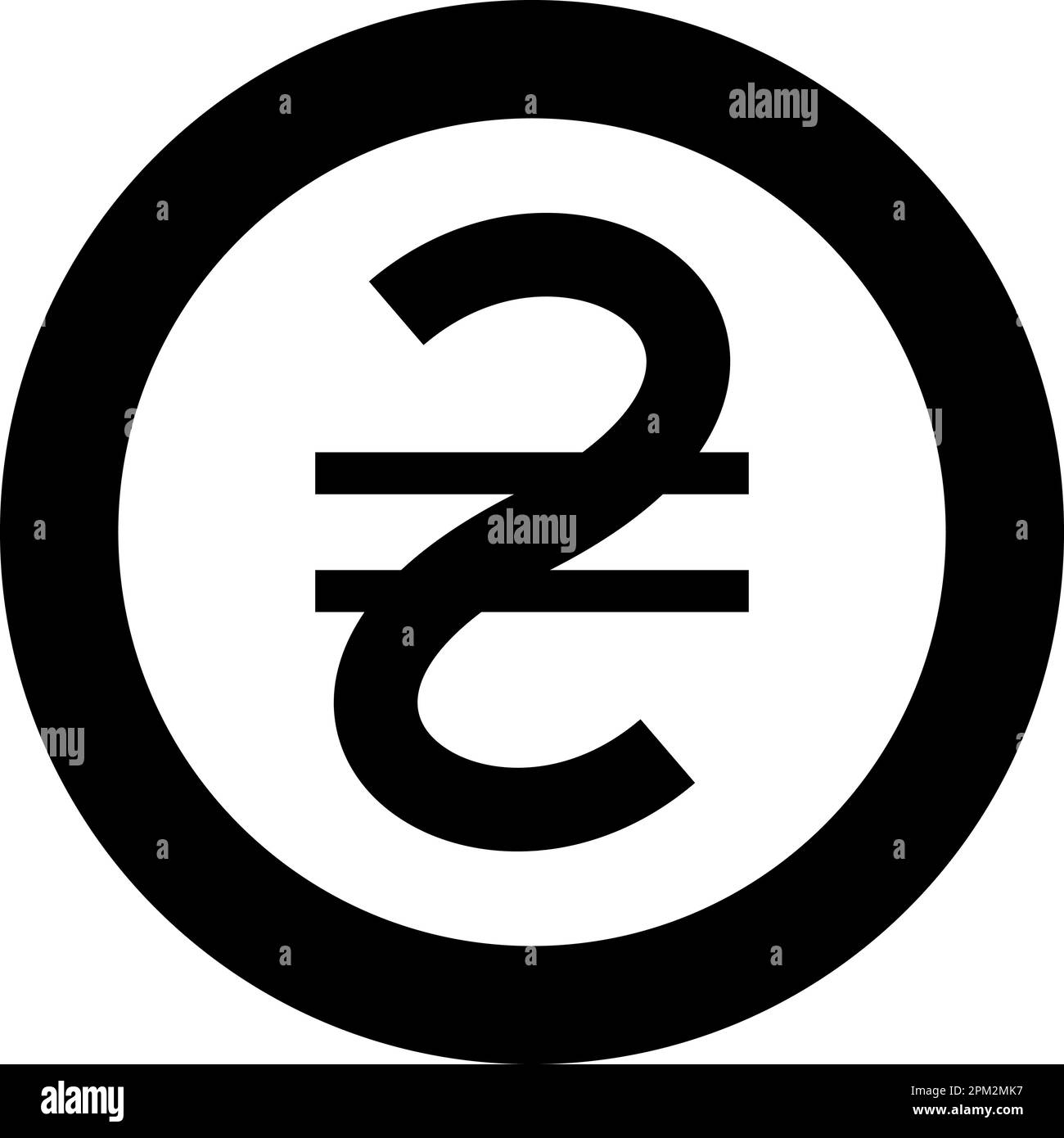 Hryvnia UAH symbol money Ukraine Ukrainian currency sign icon in circle ...