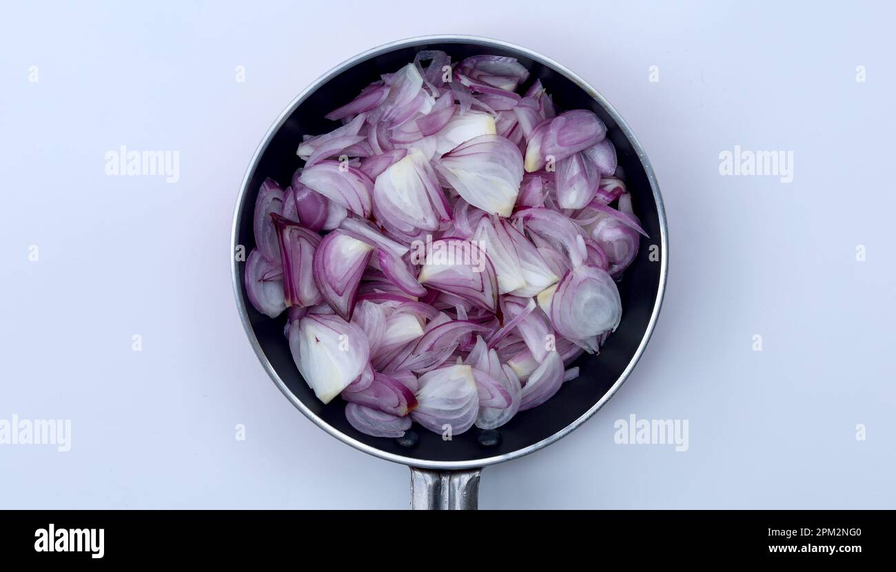 Frying diced onions hi-res stock photography and images - Alamy